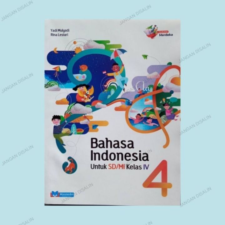 Buku Bahasa Indonesia kelas 4 SD/MI Kurikulum Merdeka Penerbit Masmedia | Lazada Indonesia