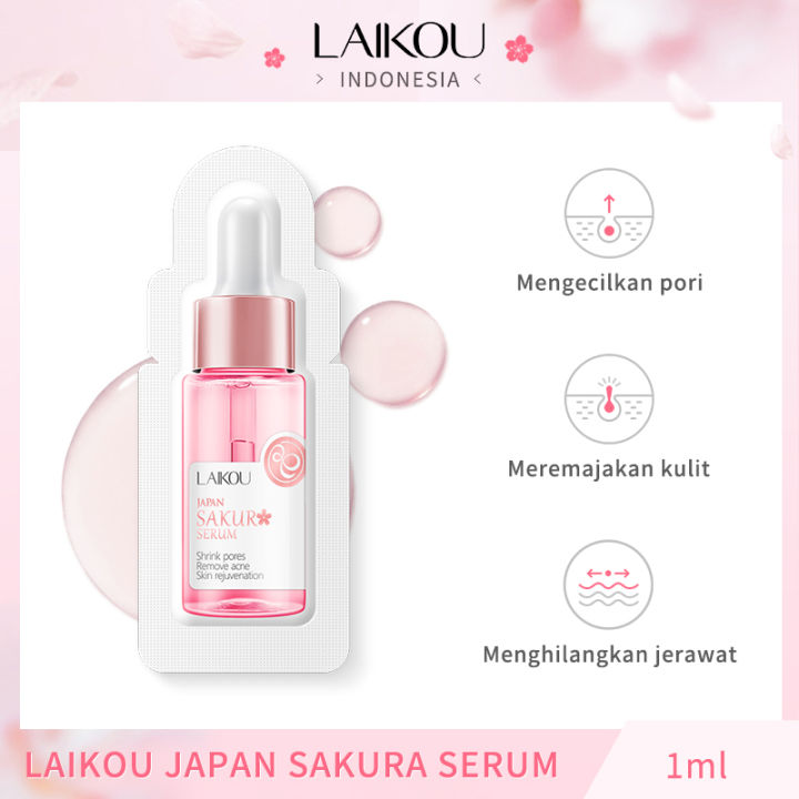 LAIKOU Small Japan Sakura Facial Serum Skincare Cherry Blossom Extract ...