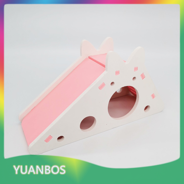 YUANBOS Assembled Hamster Slide Toy Guinea Pig Golden Bear Breathable ...