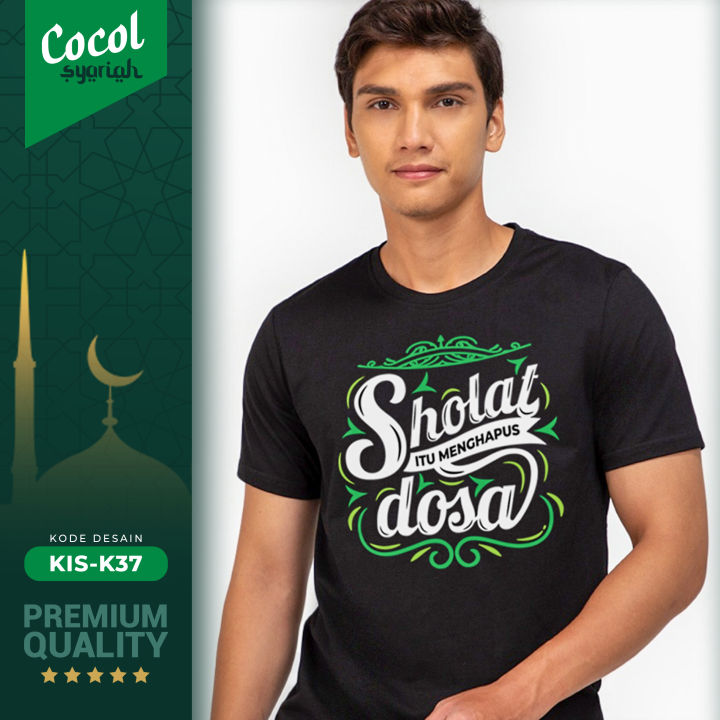 Cocol Store - Kaos Islami Sholat Menghapus Dosa | Lazada Indonesia