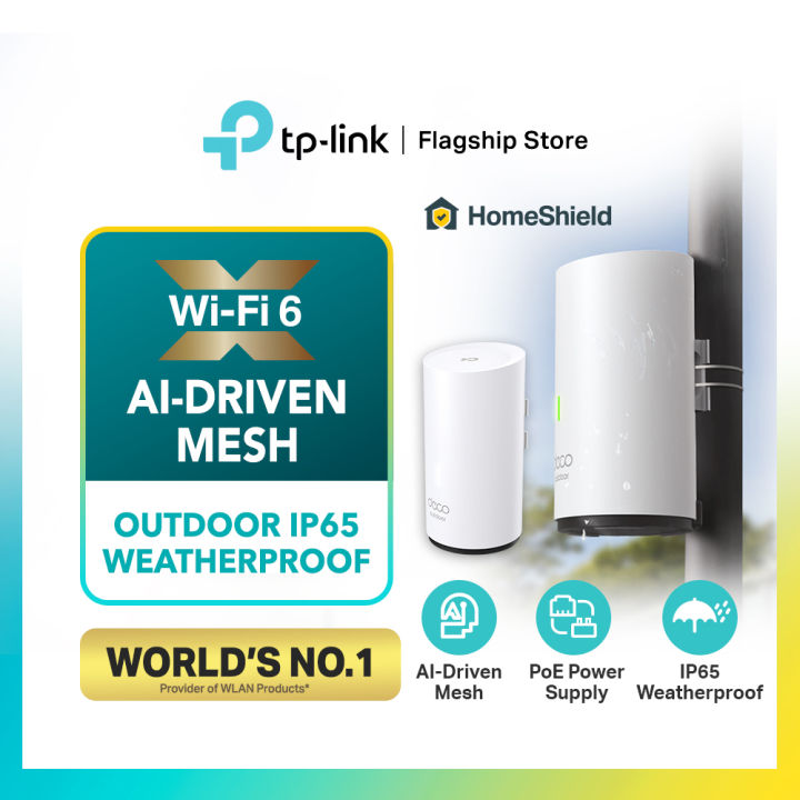 TP-Link Deco X50-Outdoor AX3000 Outdoor / Indoor Whole Home WiFi 6 Mesh ...