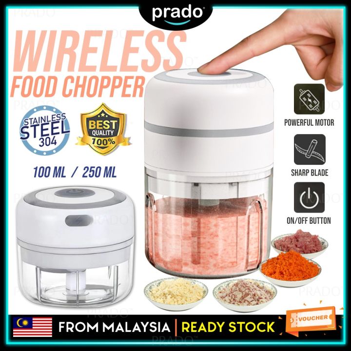 PRADO Malaysia Wireless Garlic Chopper Electric Mini Food Processor ...