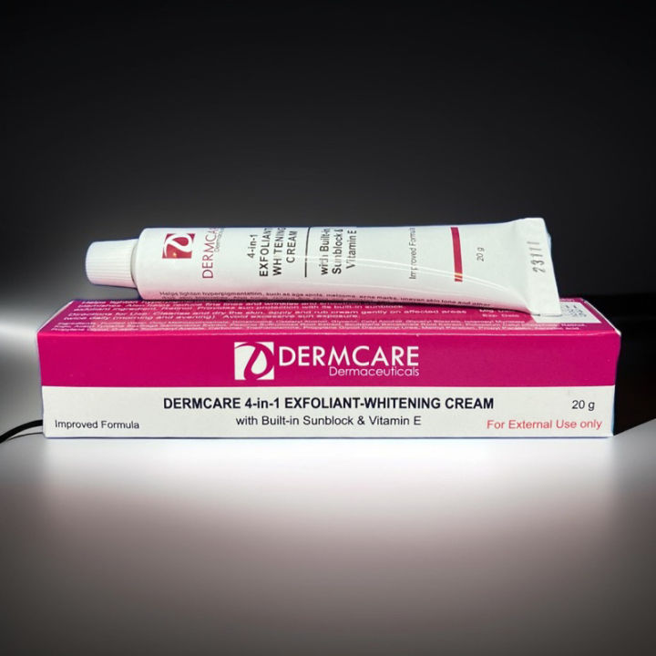 Dermcare 4in1 Exfoliant Whitening Cream 20g | Lazada PH