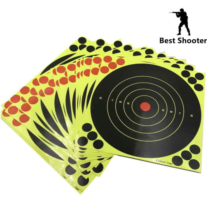 8-inch Splatter Target Adhesive Shooting Target Stickers Shooting Aim ...