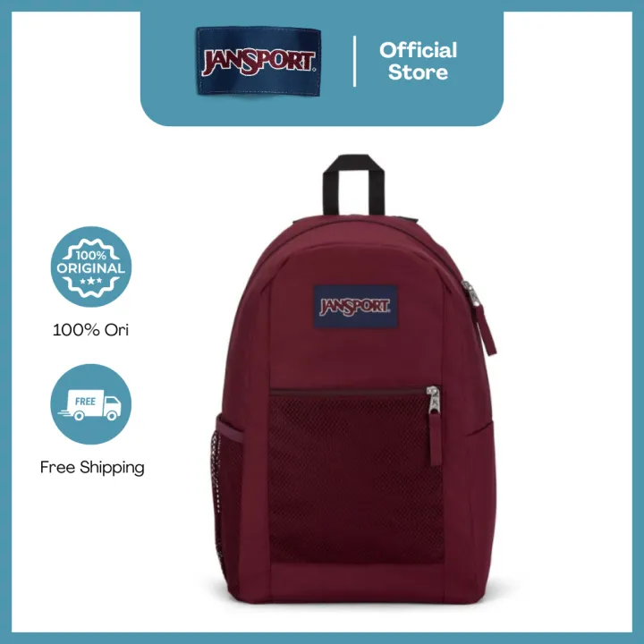 JanSport Tas Ransel / Backpack / Daypack Zone Pack Russet Red | Lazada ...