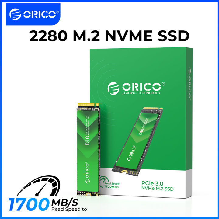Orico 【D10】 NVMe 2280 SSD M2 SSD m.2 NVMe PCIE3 3D TLC NAND Flash SSD ...