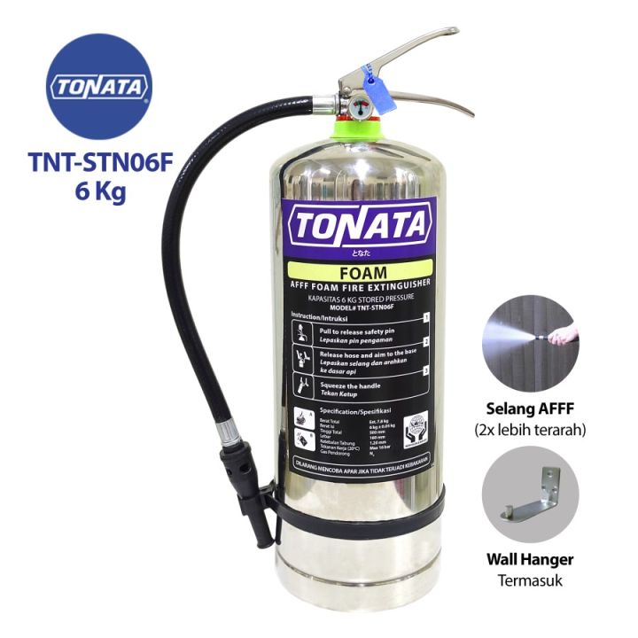 Stainless APAR 6KG FOAM TONATA / Set Komplit | Lazada Indonesia