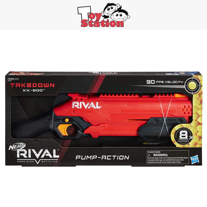 Hasbro NERF Rival Takedown XX-800 (Red) Blaster | Lazada Singapore
