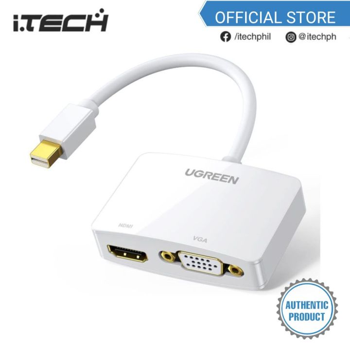 Ugreen Mini DisplayPort to HDMI & VGA Adapter | Lazada PH
