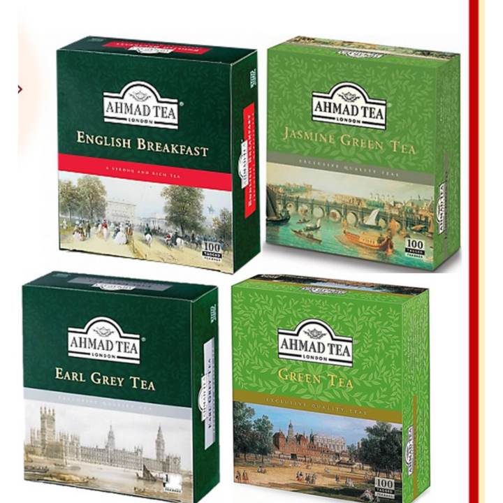ชา Ahmad Tea (Halal) ขนาด 25-100 ซอง London | Lazada.co.th