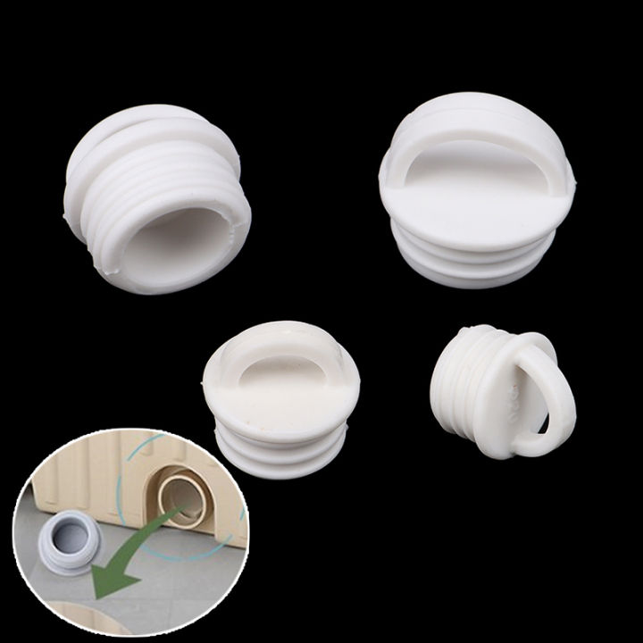Littlegroot 5Pcs White Mop bucket Drain Stopper Silicone Water Drain ...