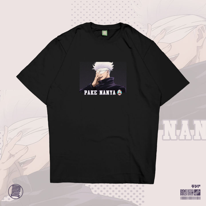 Pake Nanya Meme Gojo Satoru Jujutsu Kaisen Kaos Anime Manga Baju Wibu T ...