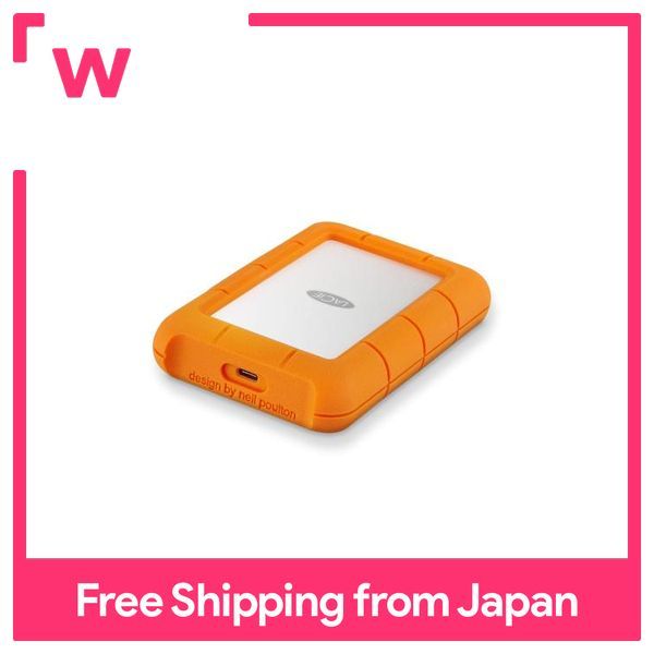 LaCie HDD Portable Hard Disk 5TB Rugged USB-C Shockproof STFR5000800 ...