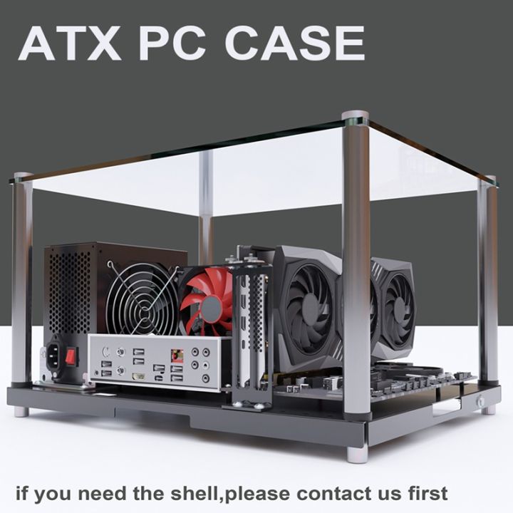 【Qiug Mall】-PC Test Open Chassis Rack Bench Open Frame DIY Gaming ...