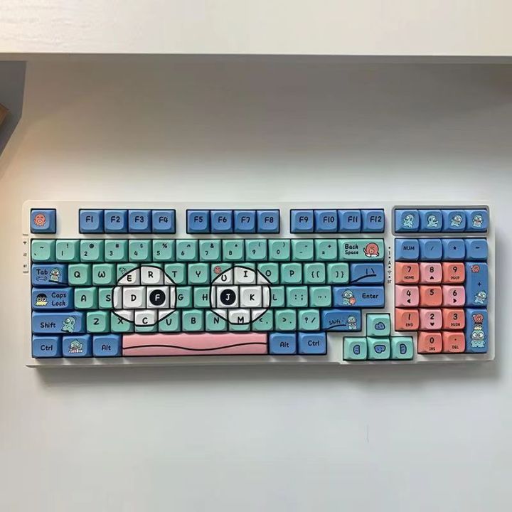[Keycap Only] Sanrio Hangyodon Theme Keycap 140 Keys XDA Profile PBT ...