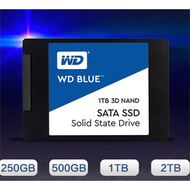 Western Digital WD SSD BLUE 250GB 500GB 1TB 2TB 4TB Desktop 2.5 inch ...