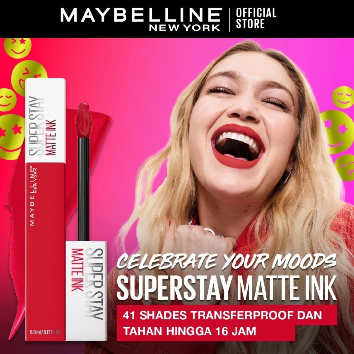 Super Stay Matte Ink Liquid Lipstik BY Maybelline Lipstik Cair Tahan ...