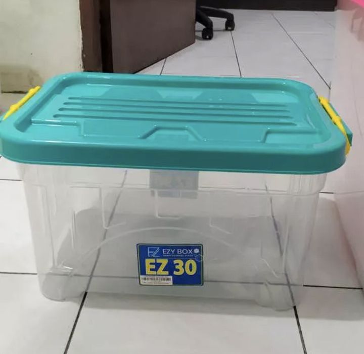 Container Box 30 Liter Bening Transparan Berkualitas Biggy Ezy Box EZ ...