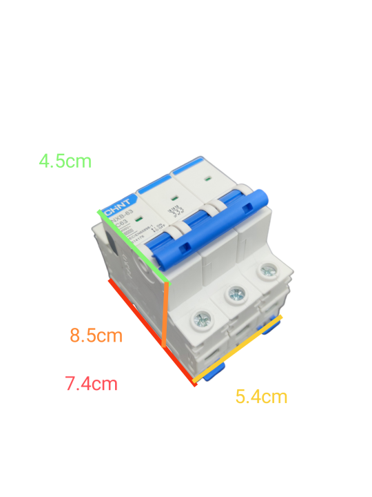 63A 3Pole Miniature Circuit Breaker 6KAIC 220V ( Chint) NXB-63 | Lazada PH