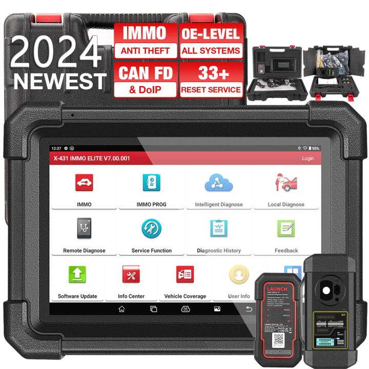 LAUNCH X431 IMMO Elite 2022 Complete X-prog 3 Key Programming ...