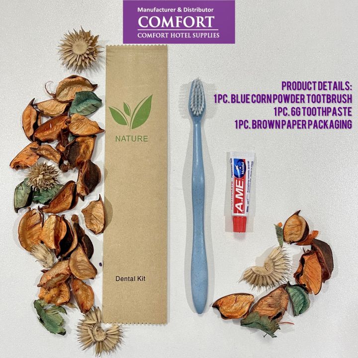 Comfort Hotel Supplies Standard Eco Friendly Dental Kit in Paper ...
