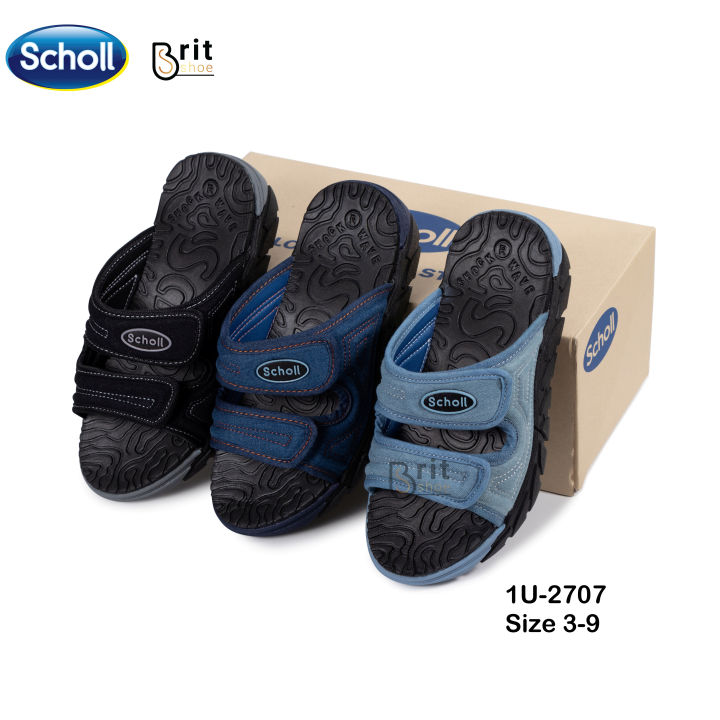 FS Scholl Cyclone Denim 1U-2707 รองเท้าแตะscholl รองเท้าแตะหญิง รองเท้า ...