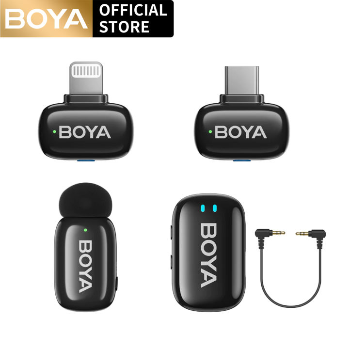 BOYA mini wireless microphone individual components, accessories ...