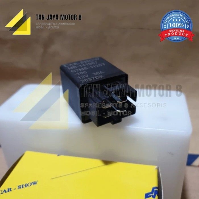 MB141967 RELAY POWER 12 VOLT MITSUBISHI L300 4 KAKI PIN MERK CARSHOW ...