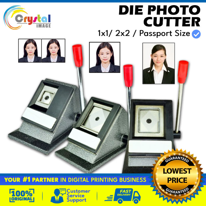 Officom Die Photo Cutter(1x1 | 2x2 | Passport Size) Heavy Duty Manual ...