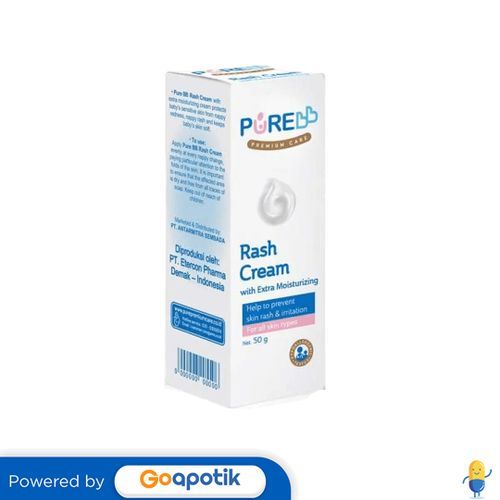 Pure Baby Rash Cream With Extra Mosturizing 50 Gram Tube | Lazada Indonesia