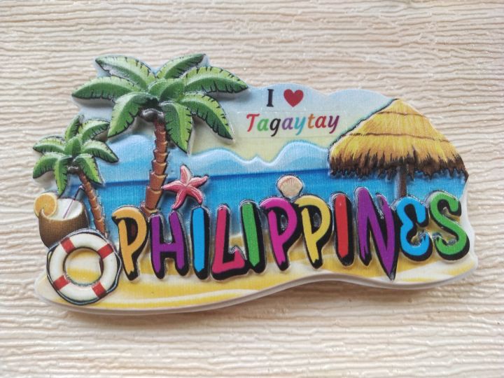 Tagaytay Embossed Fridge magnet Souvenirs Ref Magnet | Lazada PH