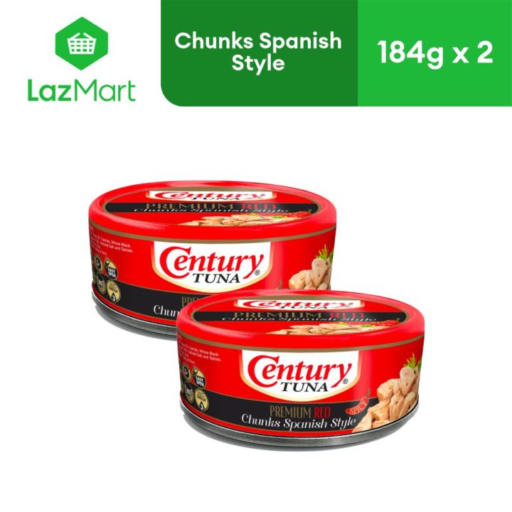 Century Tuna Chunks Spanish Style 184g - Pack of 2 | Lazada PH