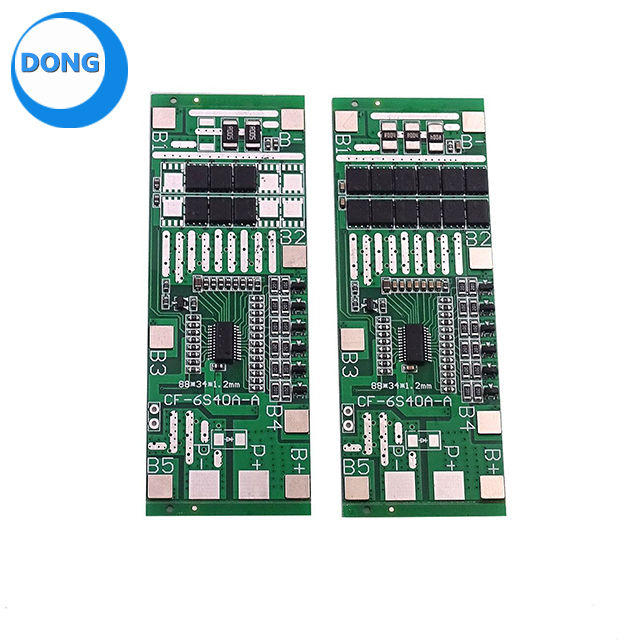 6S 24V 40A 18650 Lithium ion Lithium battery protection panel Solar ...