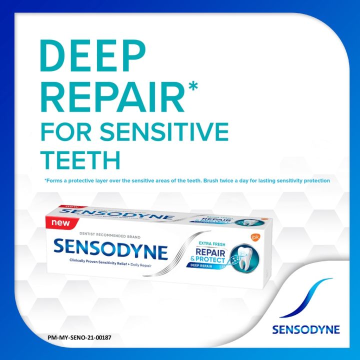 Sensodyne Repair & Protect Deep Repair (ORIGINAL & WHITENING ...
