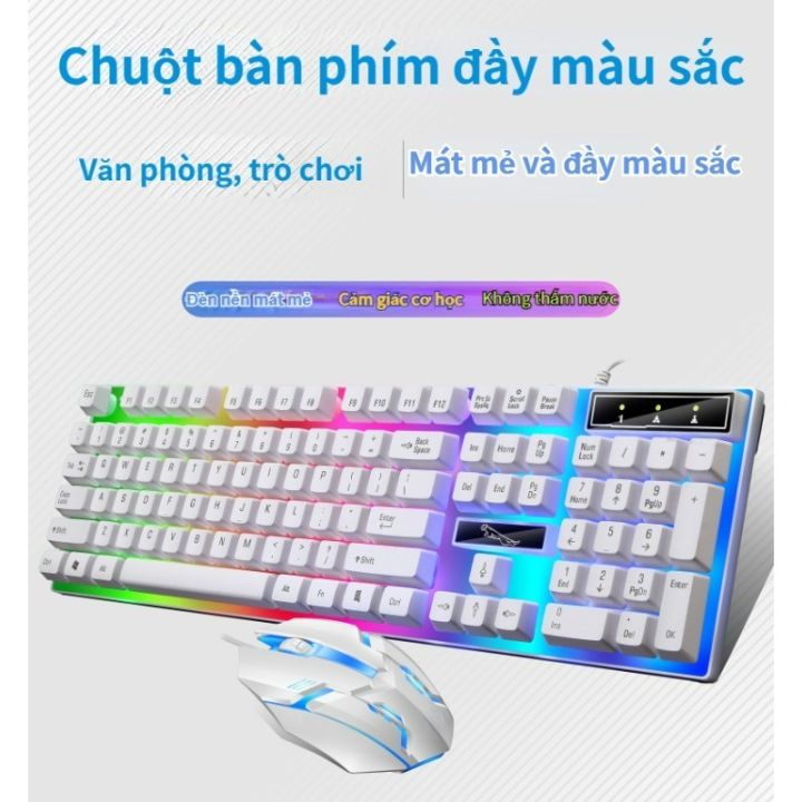 Bộ bàn phím và chuột chơi game có dây dành cho game thủ và văn phòng Bộ ...