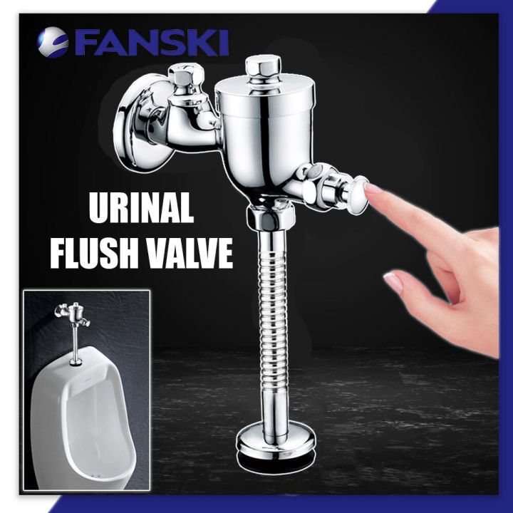 Brass Urinal Flush Valve Toilet Bowl Flush Button Toilet Flush Water ...