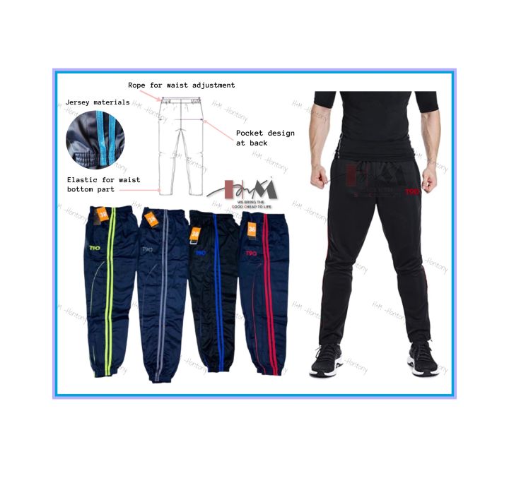 T90 LONG PANTS TRACKSUIT JOGGER SPORT WEAR (SELUAR PANJANG TRACKSUIT ...
