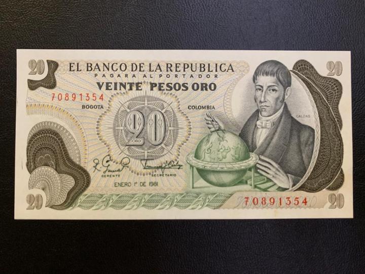 COLOMBIA ( 1981 ) 20 PESOS | NEW | Lazada