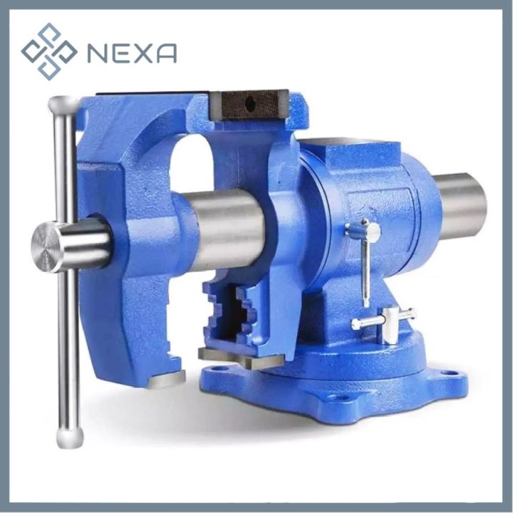 NEXA 5 inch Multifunctional Bench Vise 360-Degree Swivel Base and Head ...