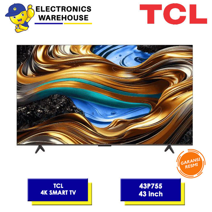 TCL 43P755 4K UHD HDR10+ Google TV w/ Dolby Vision-Atmos 43 Inch ...