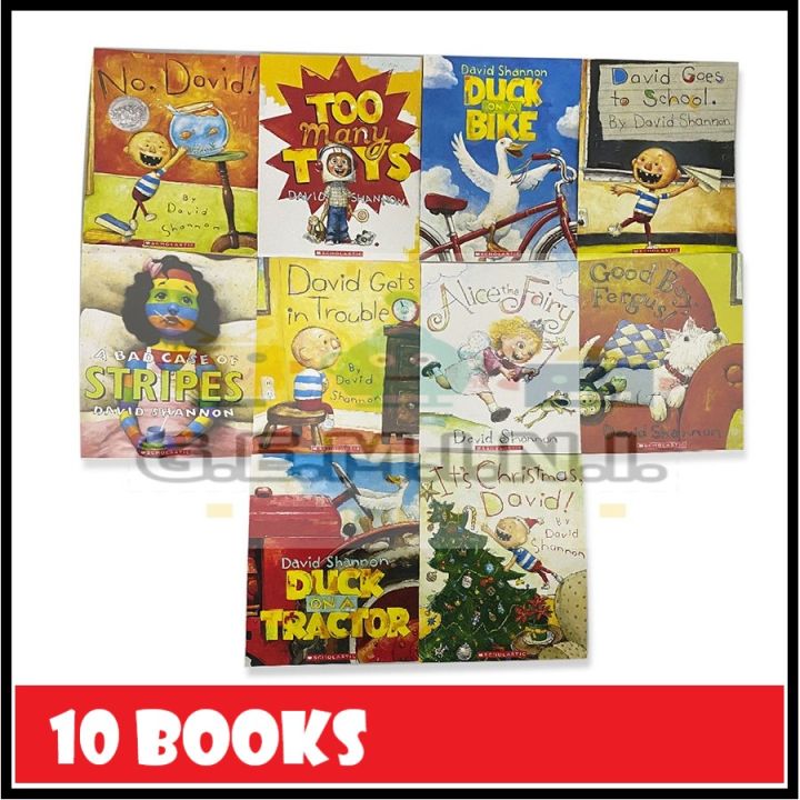 💥SG READY STOCK💥[10 Books] David Shannon's Deluxe Collection (No, David ...