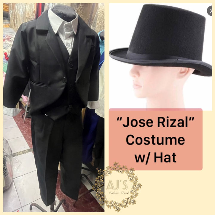 Jose Rizal Costume w Hat (longsleeve not included) | Lazada PH