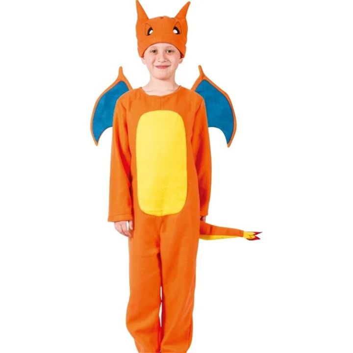 Anime Charizard Charmander Cartoon Costume Halloween Cosplay Party ...