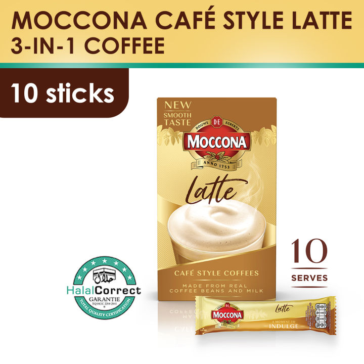 Moccona Café Style Latte 3-in-1 Coffee (10 Sachets) | Lazada PH