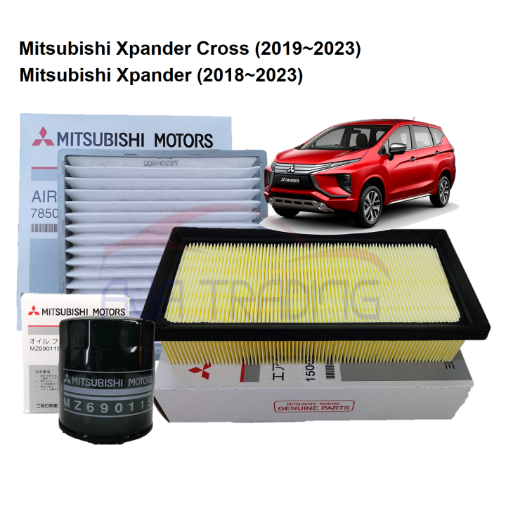 3in1 Combo Filters For Mitsubishi Xpander / Xpander Cross (2018 - 2023 ...