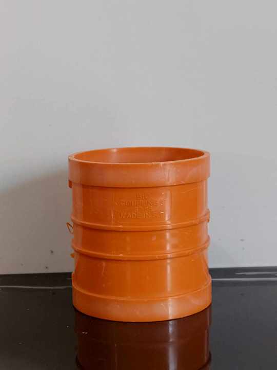 BIOPIPE PVC ORANGE COUPLING | SIZE 2 INCH 3 INCH 4 INCH INSIDE DIAMETER ...