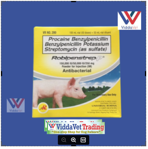 URC Robipensrep P 50doses /100ml for animals dog,cat, swine, cattle ...