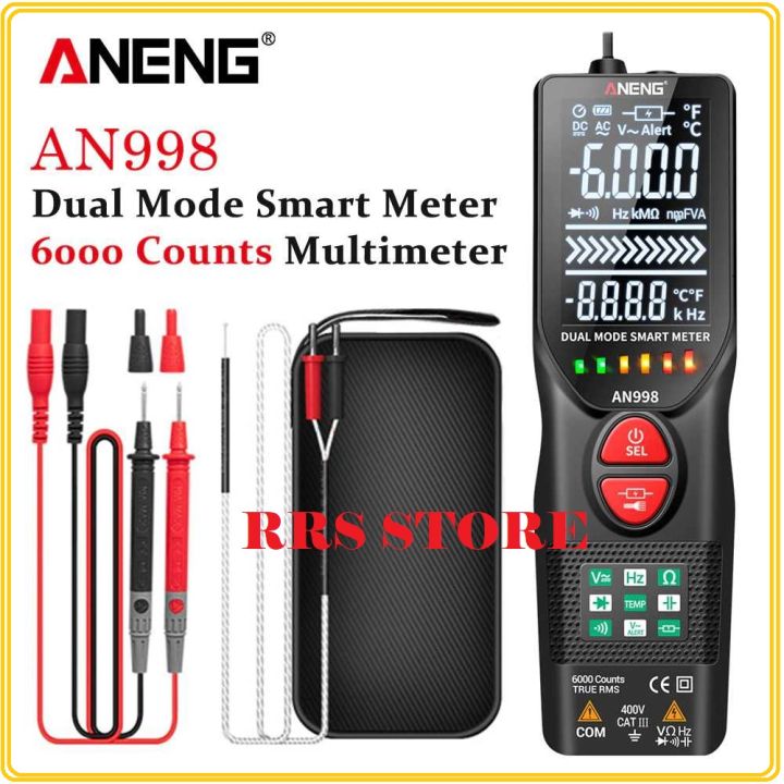 ANENG Digital Multimeter Voltage Tester - AN998 perhitungan daya hingga ...