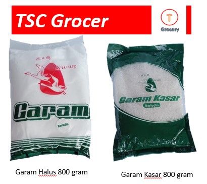 Garam Kasar/Halus / Salt 800 gram | Lazada