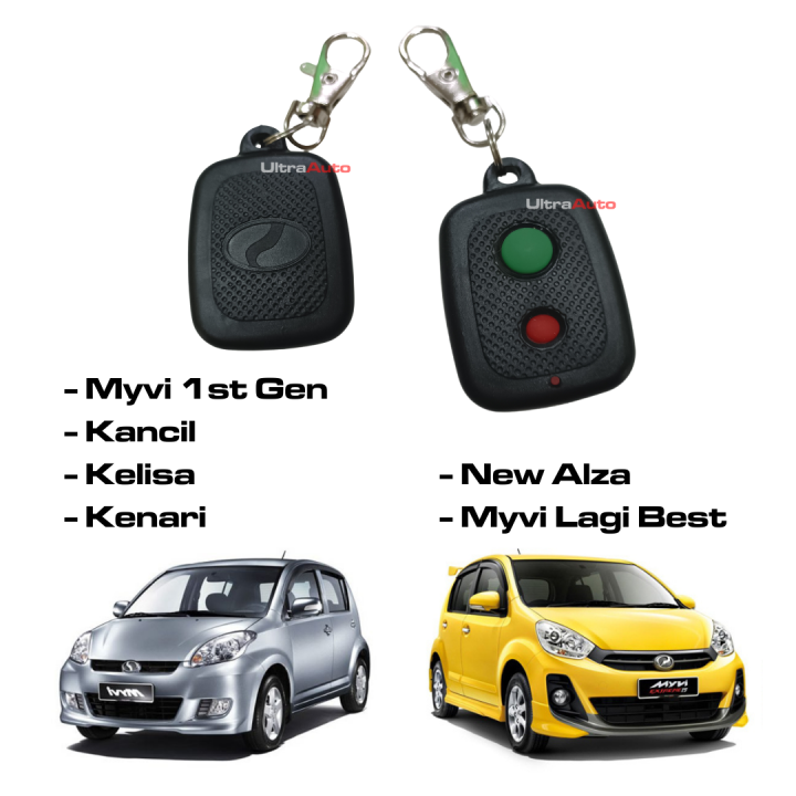 Perodua Alza Myvi Kancil Kenari Kelisa Alarm Button Remote Control ...